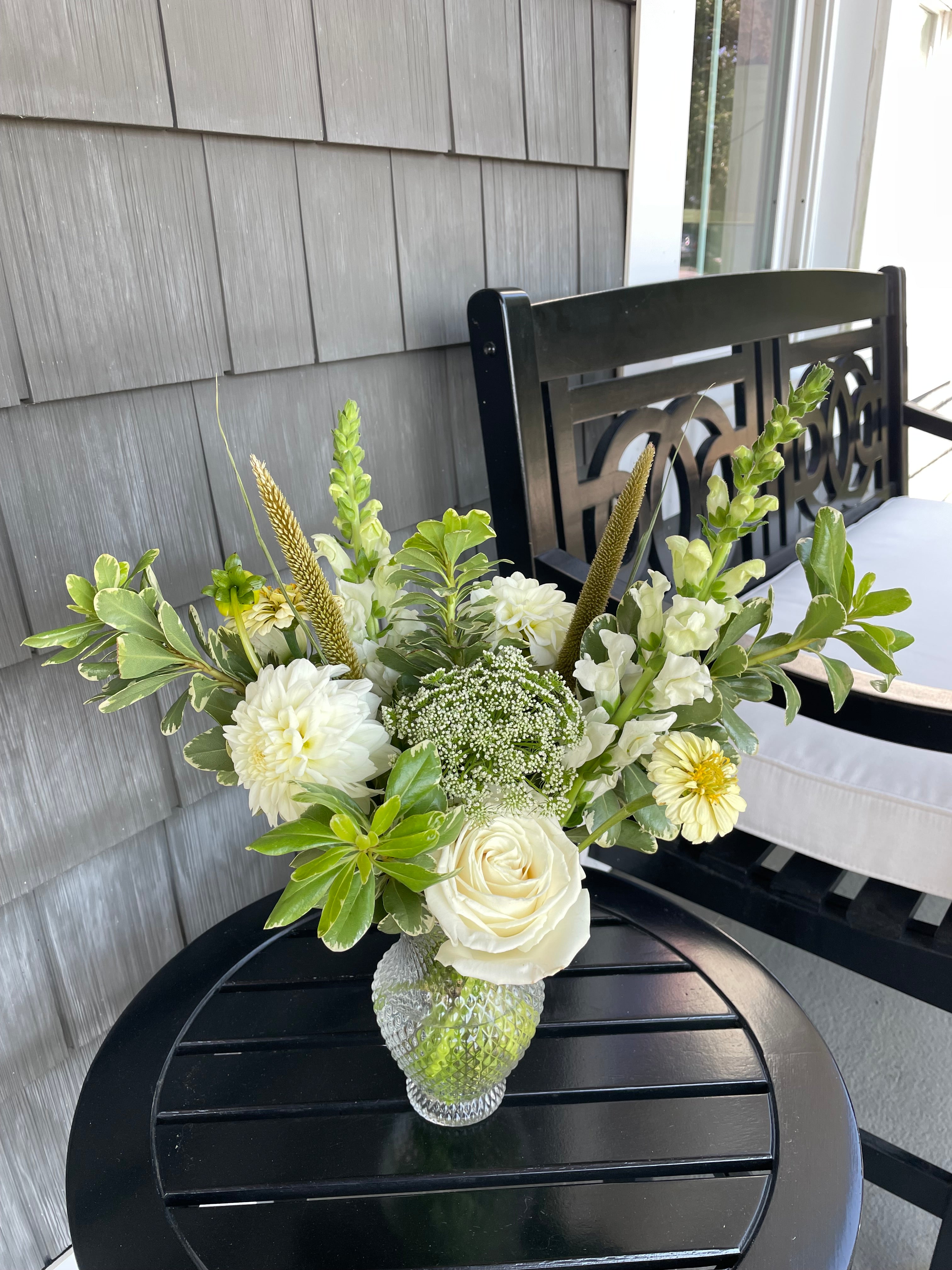 Classic Sympathy Arrangement – Pink Sunday Flower Shop